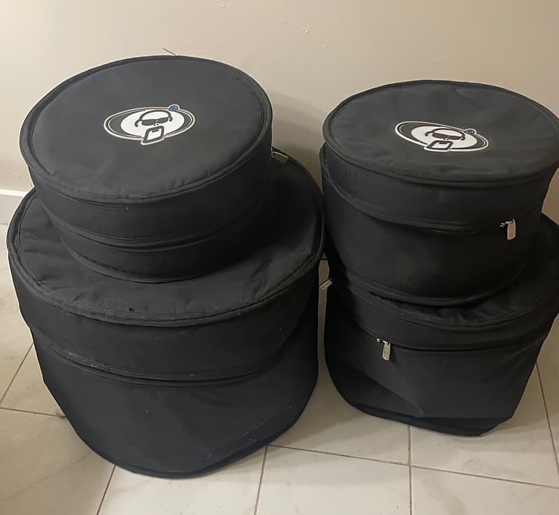 Set of Protection Racket Standard Polyester Fleece Lined Drum | Reverb