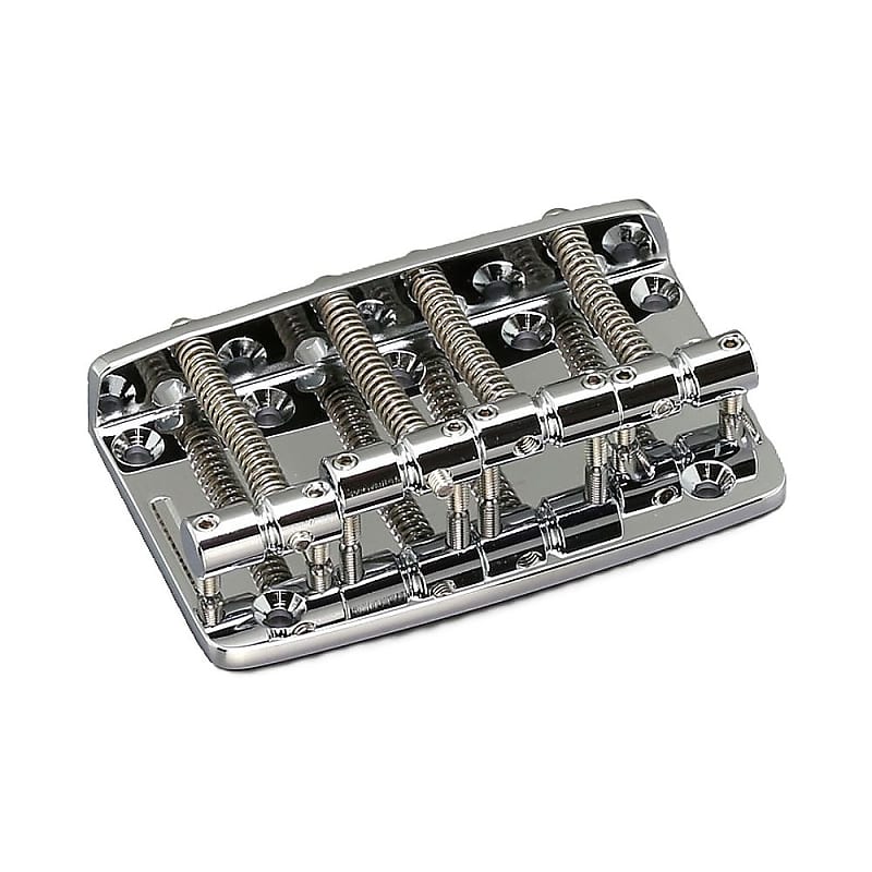 Gotoh 203B-4 Jazz & P Bass Fender Style Bass Bridge (Chrome) | Reverb