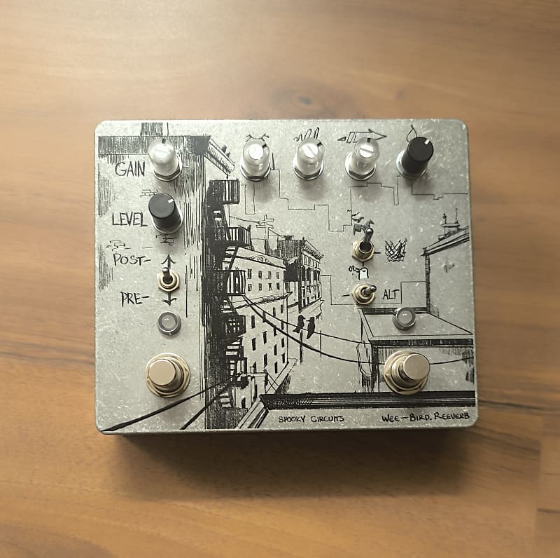 spooky circuits wee bird reeverb reverb with Germanium gain | Reverb