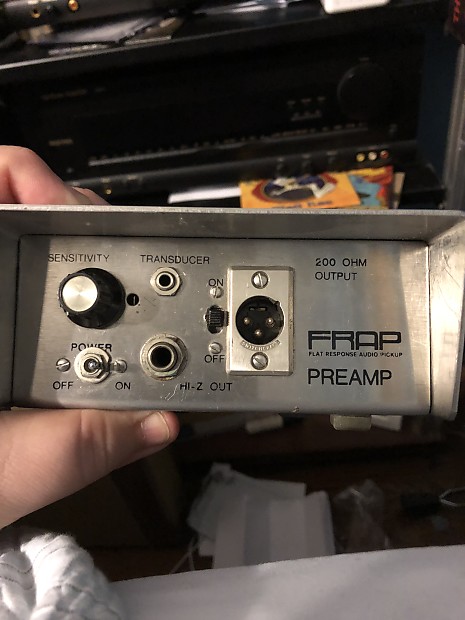 FRAP F-200 Studio Preamp 1970s Aluminum | Reverb
