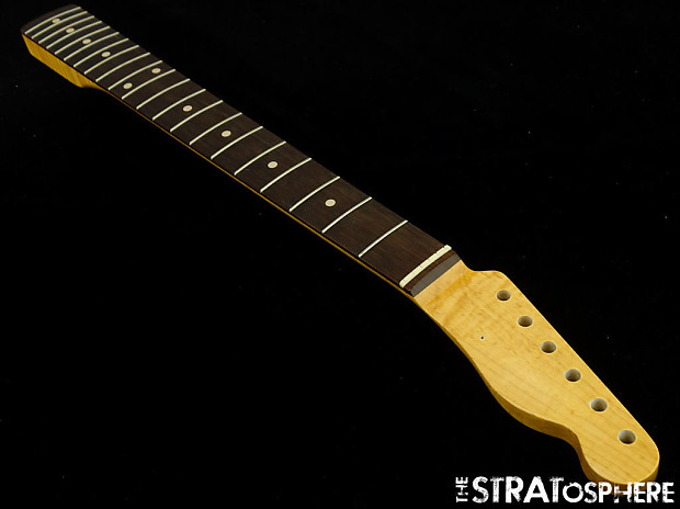 B Hefner Fender Lic Telecaster NECK Tele 5AAA Flame, | Reverb UK