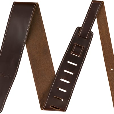 Fender Broken-In Leather 2.5" Guitar Strap | Reverb