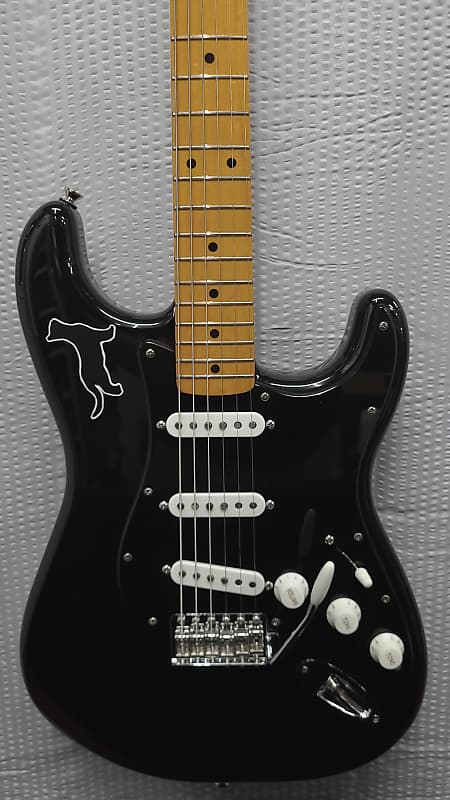 Custom Fender Stratocaster Gilmour Inspired "Black Cat Strat" | Reverb