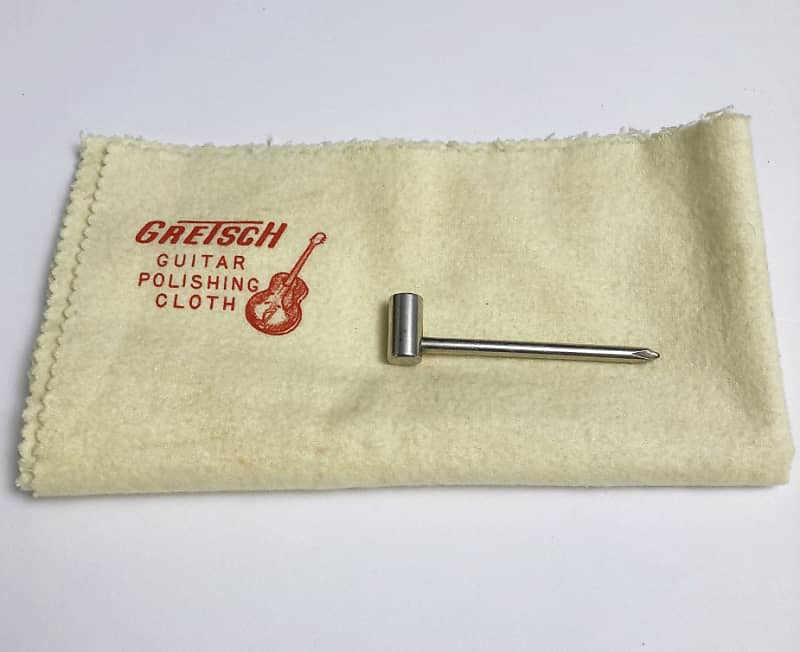 Gretsch Vintage 1960s Polish Cloth Polishing Truss Rod Wrench | Reverb