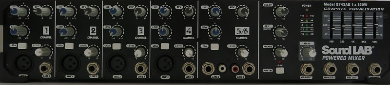 Soundlab G743AB 150W Mono Mixer Amplifier | Reverb