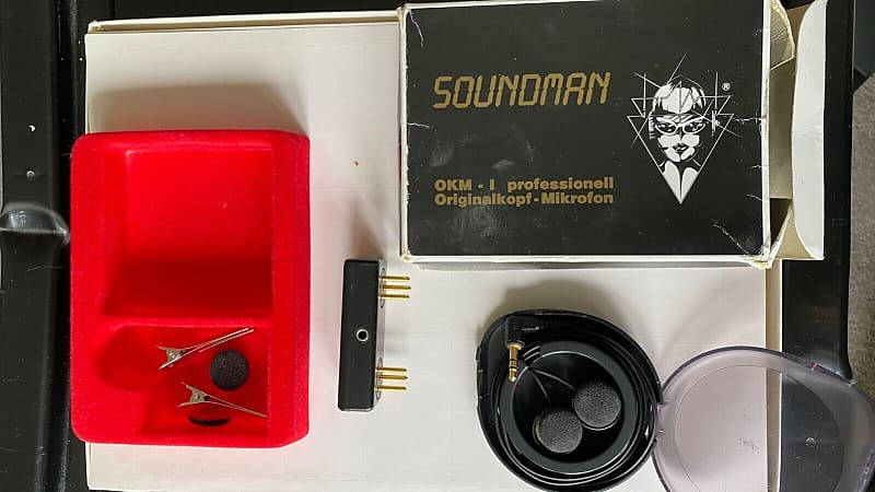 Soundman OKM 1 Binaural/Atmos condenser microphones | Reverb
