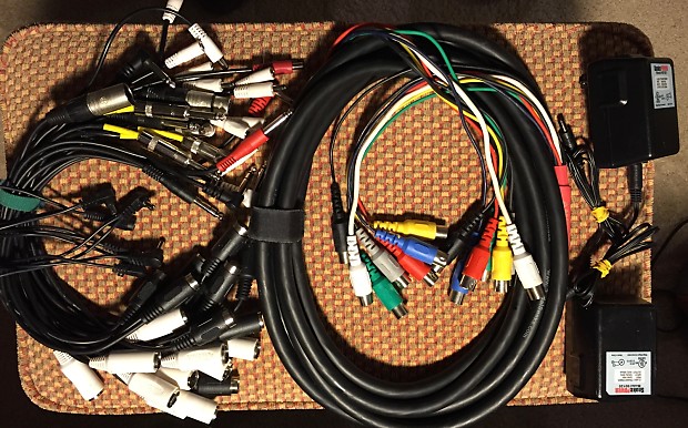 Stage Magic PedalSnake 18ft/7-channel + 27 attachments | Reverb