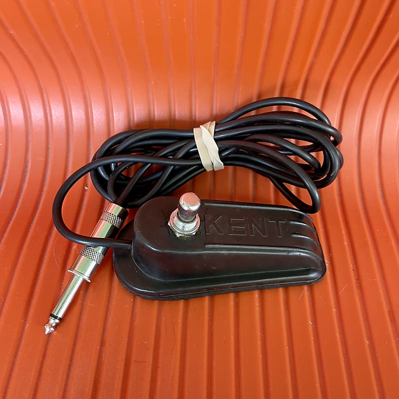 Kent Single Button Footswitch 60's Black | Reverb
