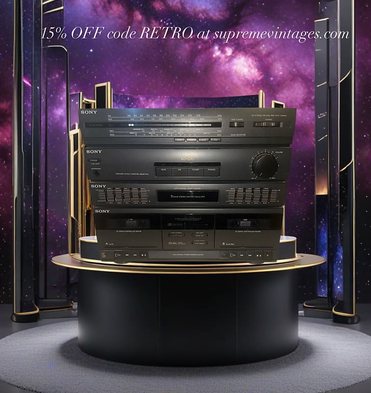 Sony HST-10 Stereo Deck Receiver 10 Band EQ 110W Only One On | Reverb