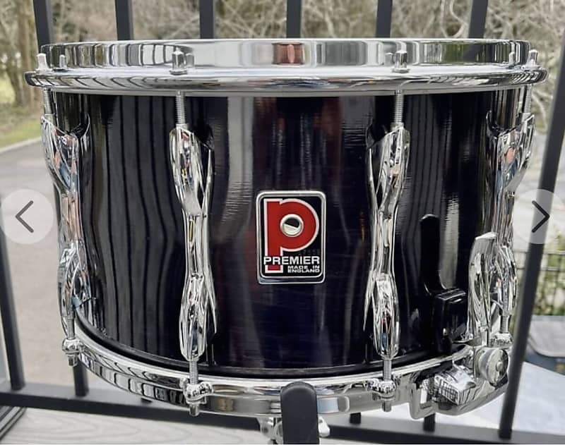 Premier drums Black shadow 14”x 8” snare drum | Reverb