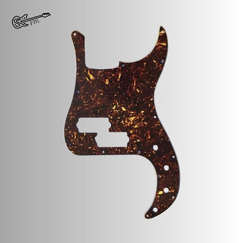 Brown Tortoise Deluxe P Bass Style Pickguard-Brown | Reverb UK
