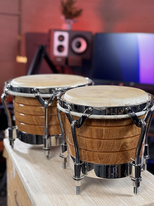 Hand Made Professional Bongos | Reverb