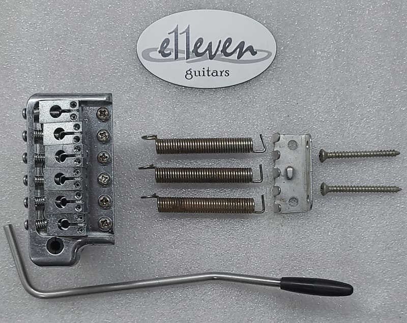 Aged Relic Chrome PRS Style Brass Tremolo Bridge Kit | Reverb