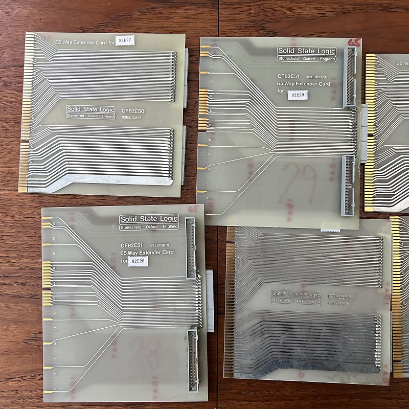 Solid State Logic 4000/6000 centre section cards extenders | Reverb UK