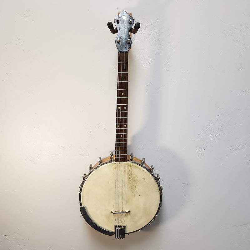 Vintage Slingerland Tenor Banjo 1920s? w/ HSC | Reverb