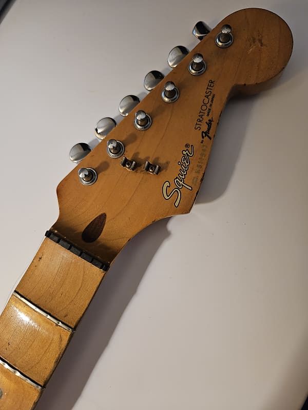 1985 Fender MIJ Squier - ST-357 - Maple - Loaded SCALLOPED | Reverb