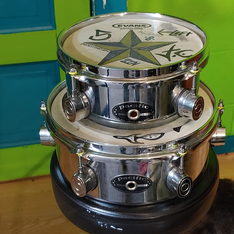 PDP 8" & 10" Steel Timbales Set | Reverb