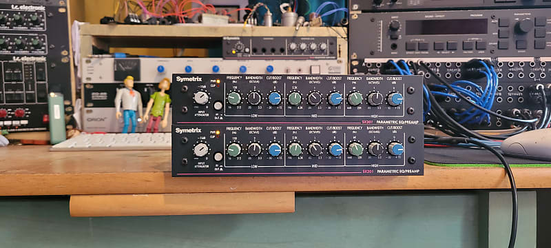 Vintage Pair Analog Symetrix SX201 Parametric Equaliser Eq | Reverb