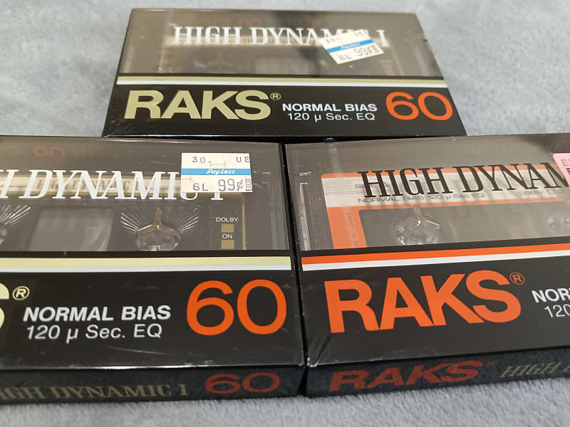 (3) RAKS HIGH DYNAMIC (vintage Turkish cassettes) | Reverb