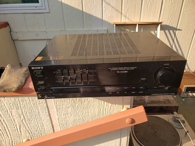 sony TA AX285 1988 black REDUCED! | Reverb