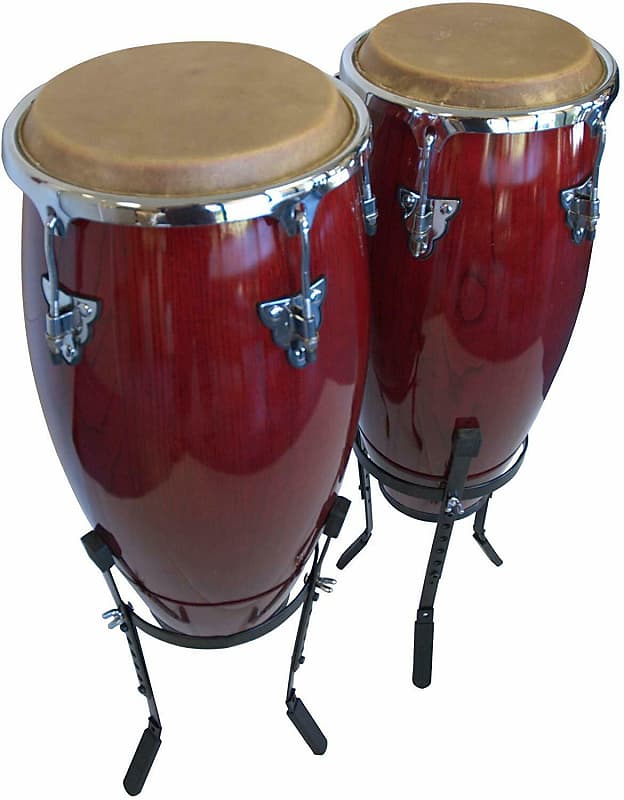 Suzuki 10" and 11" Conga Set with Adjustable Stand - CS-2 | Reverb