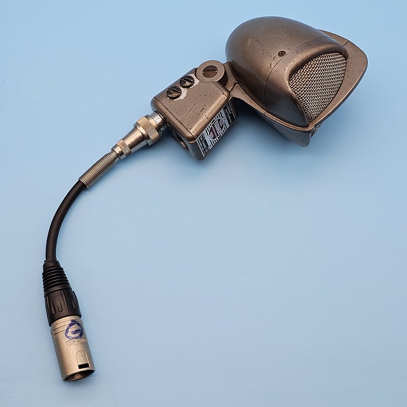 ☆Vintage 1950s Turner 25X Crystal Microphone - Works Great w/ | Reverb