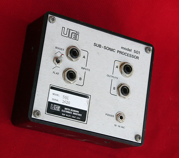 Urei Model 501 Subsonic Processor 70's vintage | Reverb