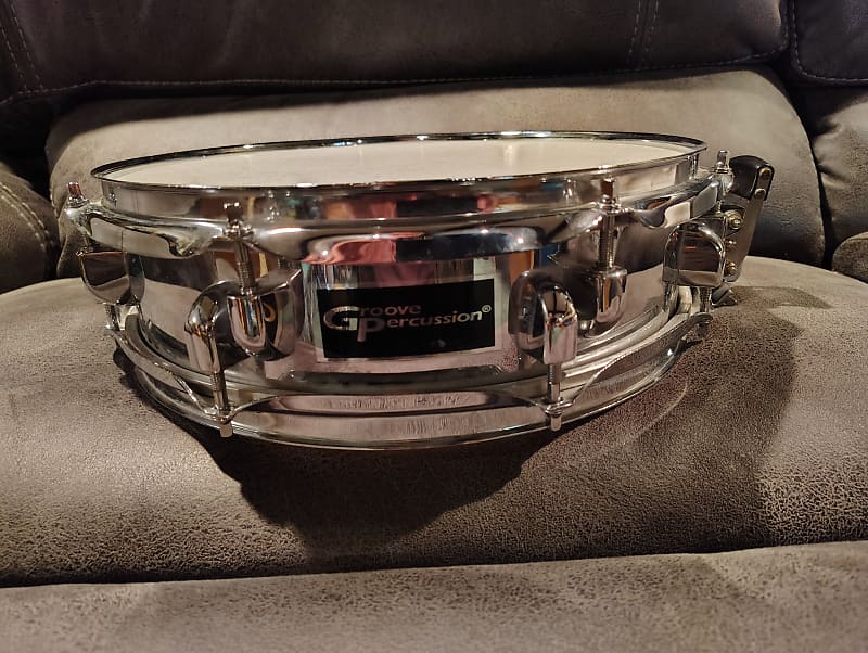 Groove Percussion 13x3.5 Piccolo Snare Drum - Chrome | Reverb