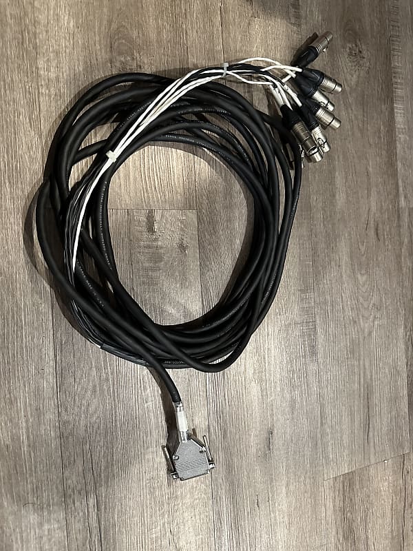 Neutrik 8 Channel 25 ft Snake DB25 to female XLR Black | Reverb