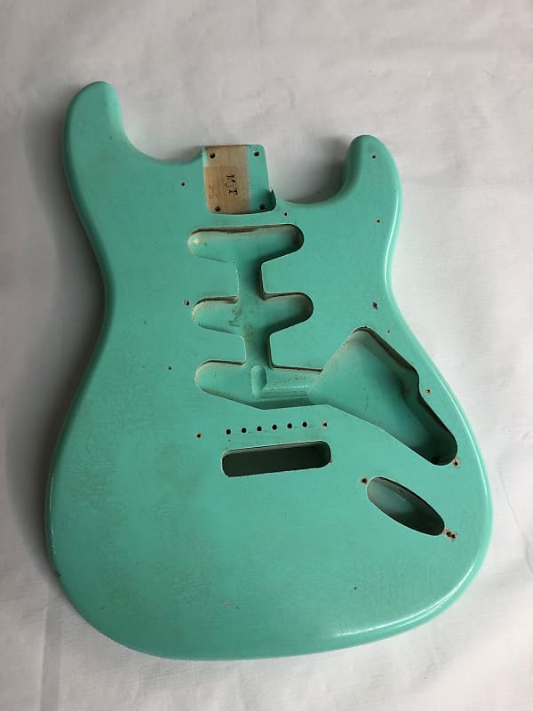 MJT Official Custom Vintage Age Nitro Guitar Body By Mark | Reverb