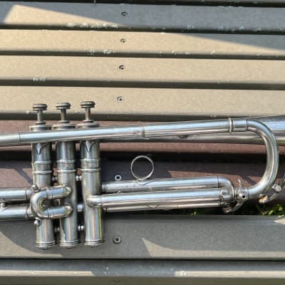Conn 22b New York Symphony Trumpet, Early Model 1924 - Silver | Reverb