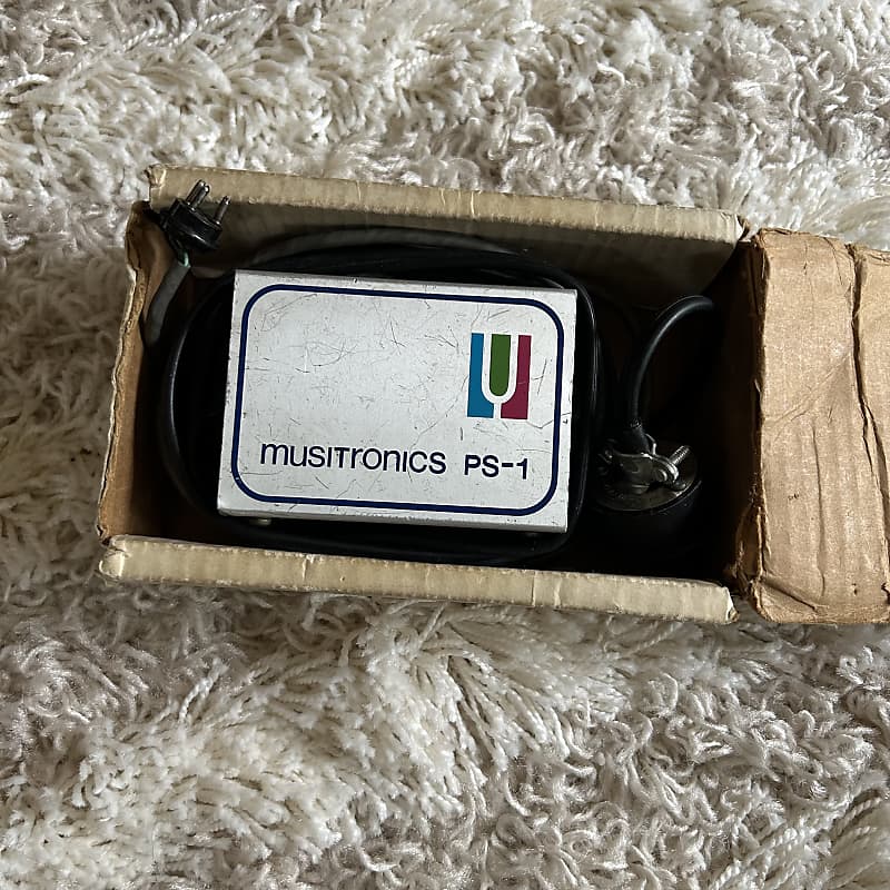1970s Musitronics PS-1 Power Supply for Mutron III w/ Box | Reverb