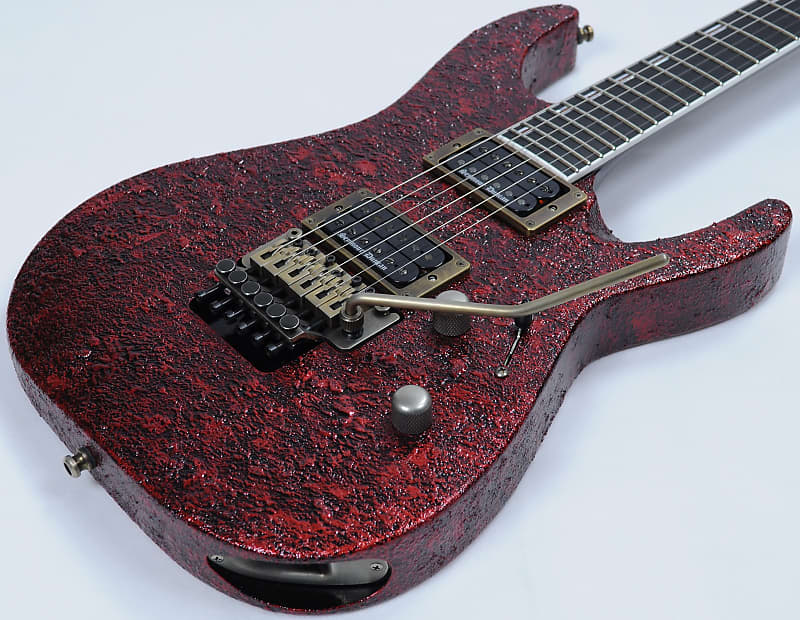 ESP M-II Exhibition Japan Custom Shop Guitar in Scab Finish | Reverb