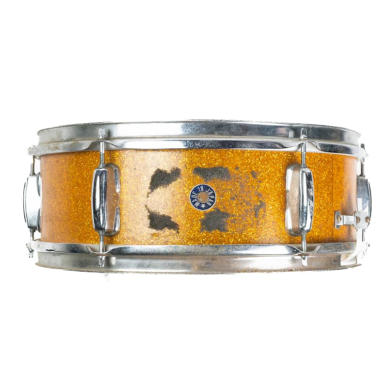 Snare "Made in Japan" Gold Sparkle Owned by Sonic Youth | Reverb