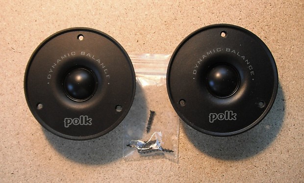 Polk Audio SL5001 1 Inch Soft Dome Tweeter Pair | Reverb