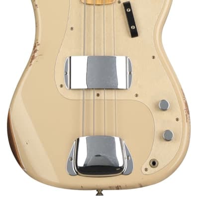 Fender Custom Shop 1958 Precision Bass Relic - Aged Desert | Reverb