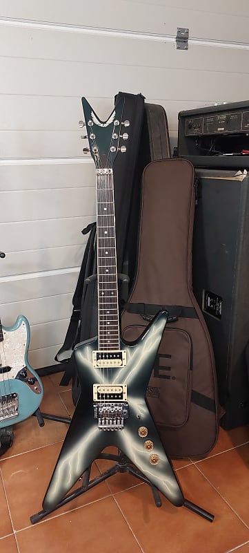 Dean Dimebag Darrell ML Late 90s - Faded Lightning blue | Reverb