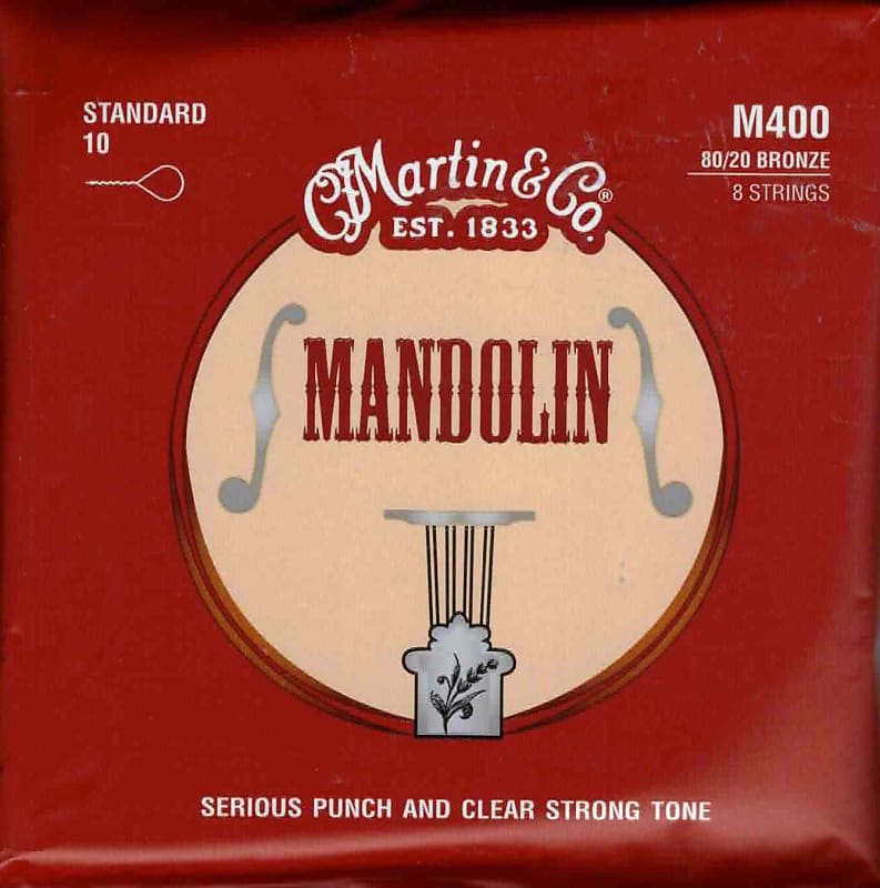 Martin M400 Loop End Mandolin Strings - Standard 10 | Reverb