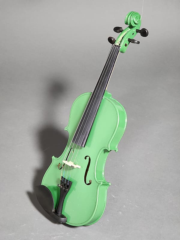 No Name 4/4 Metallic Green Violin 2020's - with Case and Bow | Reverb
