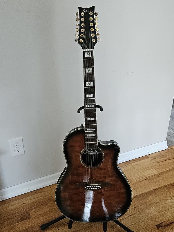 Schecter Diamond Series Elite 12 2000s - Sunburst | Reverb