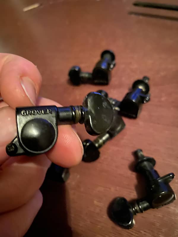 Grover USA milkcan tuners 1978 Black | Reverb UK