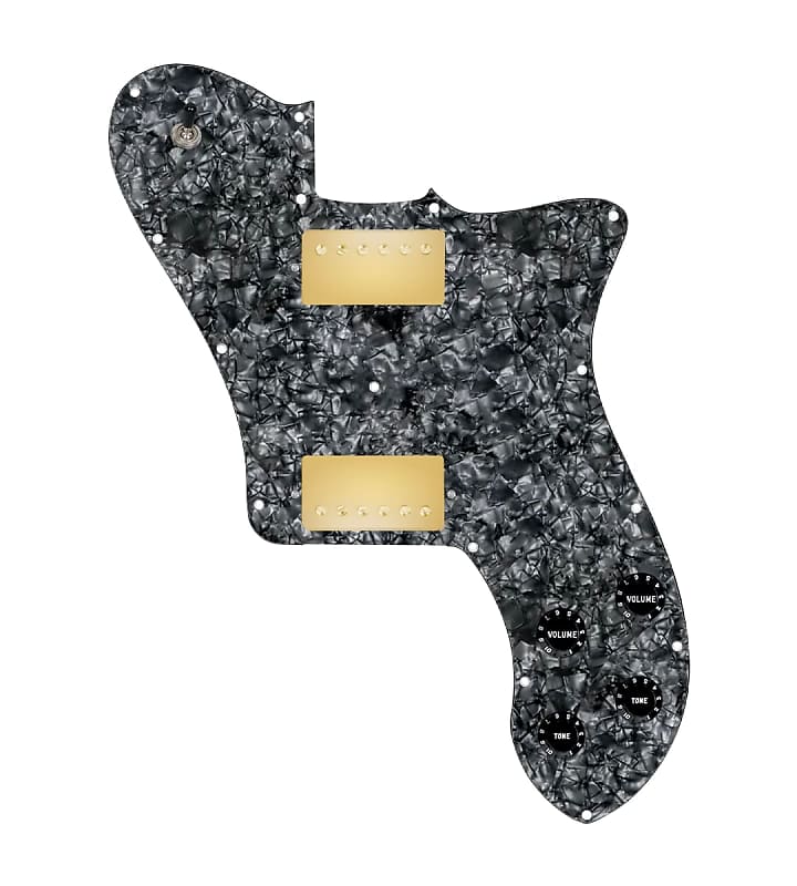 920D Custom 72 Deluxe Tele Loaded Pickguard With Gold | Reverb