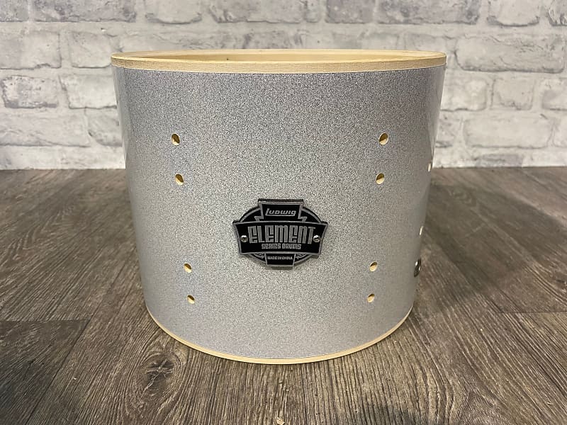 Ludwig Element Tom Drum Shell 10”x8” Bare Wood Project #GO63 | Reverb