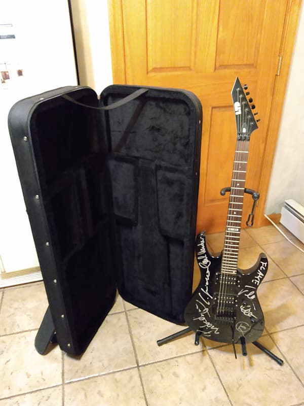 Rare Autographed Rammstein LTD ESP M-100 | Reverb