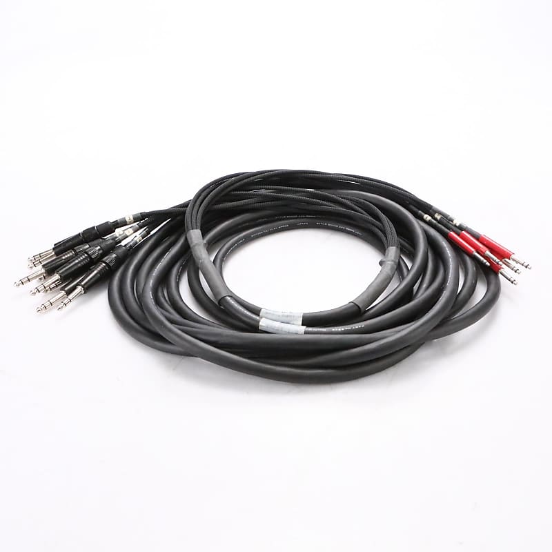 24ft Mogami 2932 TT-TRS 8-Channel Analog Patch Bay Snake | Reverb