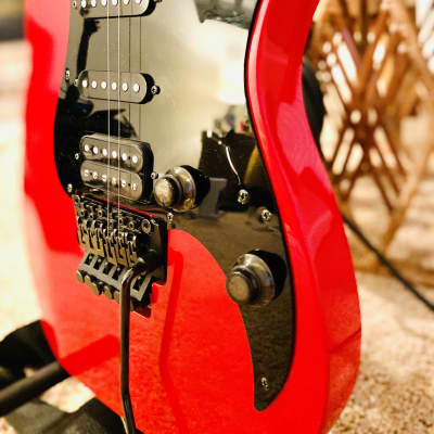 Fender Heartfield Talon 1991 - Frost Red with Gig | Reverb Australia