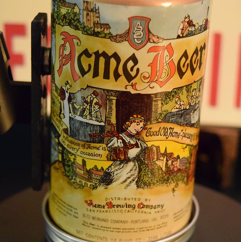 Lo Fi Beer Can Microphone - Acme Beer-California | Reverb