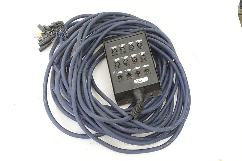 12 way 24m long analogue audio multi core multicore stage box | Reverb