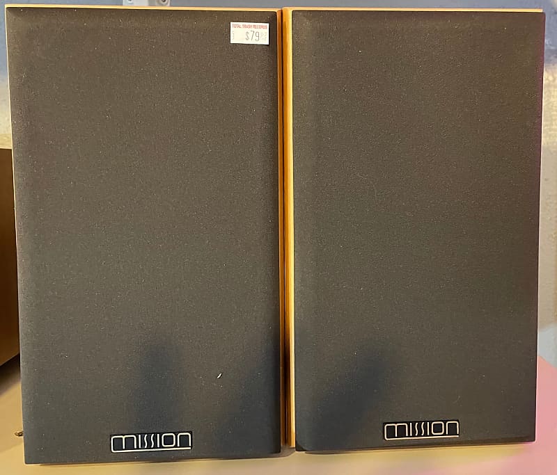 Mission MS-50 Bookshelf Speakers Wood Veneer | Reverb