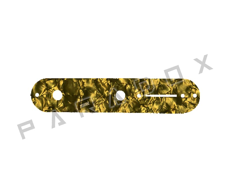 Custom Pickguard For Fender Telecaster Control Plate - Gold | Reverb